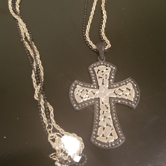 Jewelry | Modernernistic Retro Cross Necklace | Poshmark